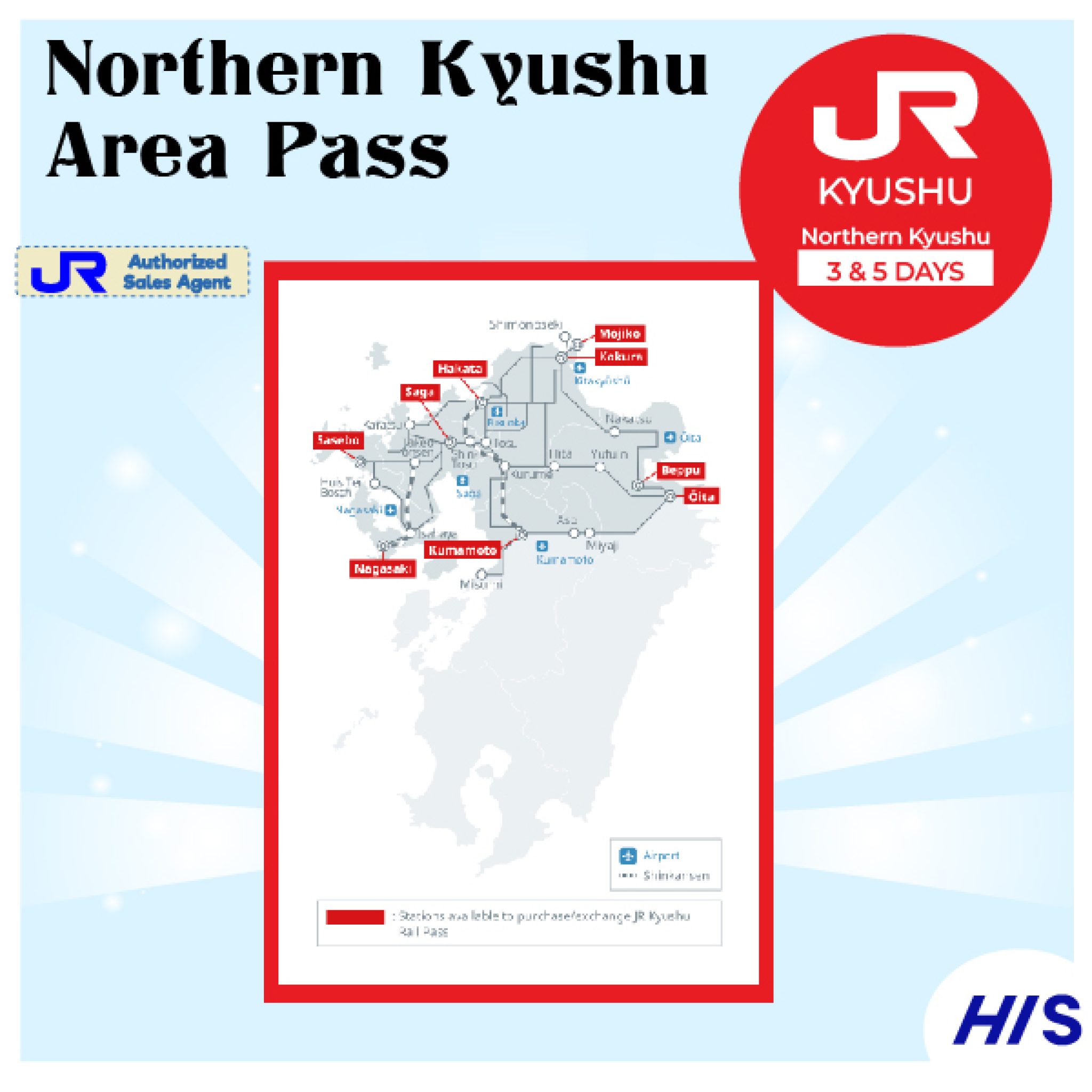 JR Northern Kyushu Area Pass